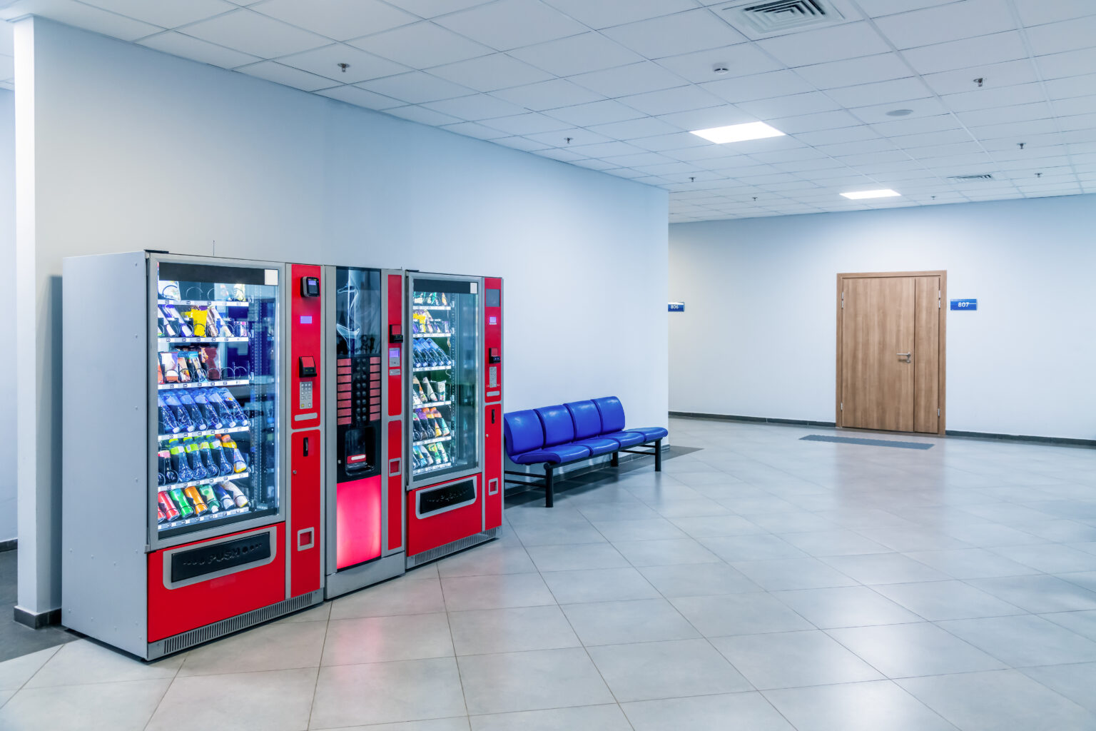 Vending Machine in Lobby – Shar Pro Vending